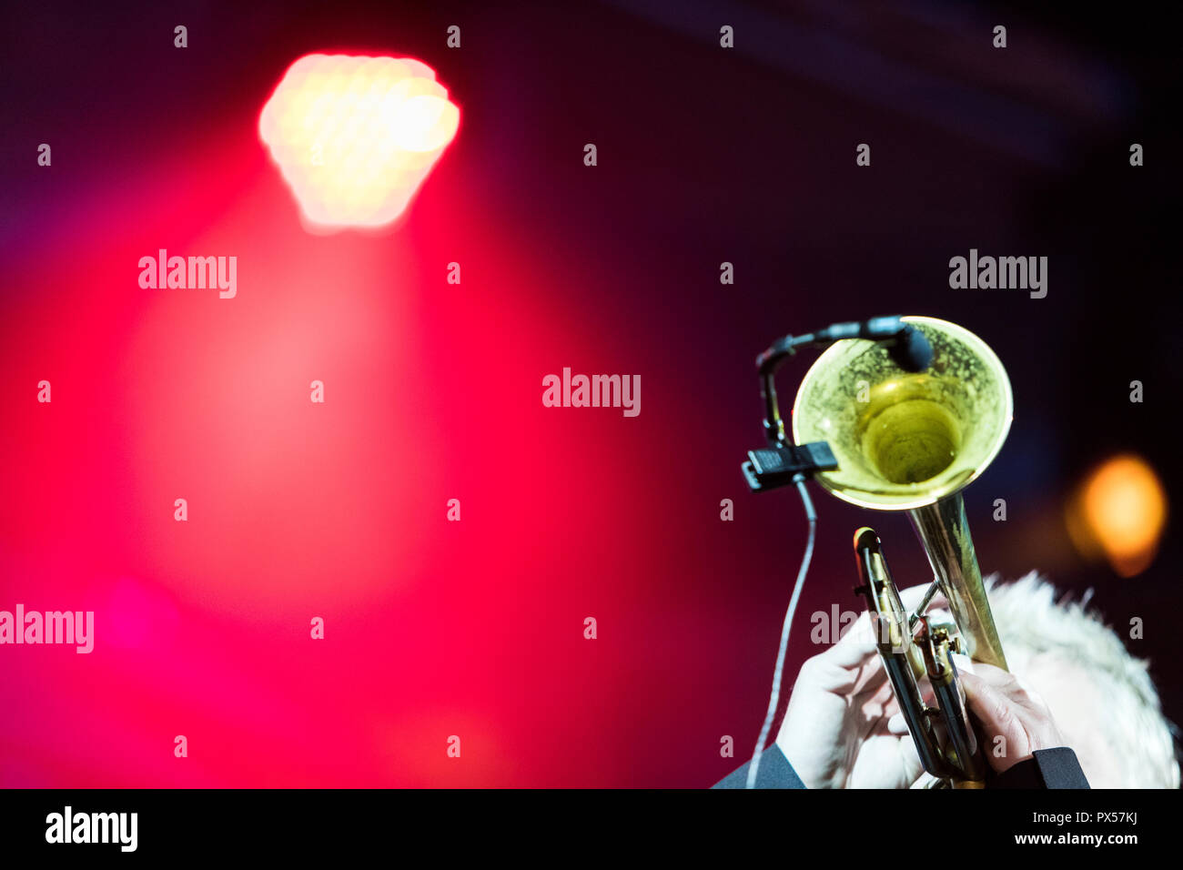 Trumpet player concert hi-res stock photography and images - Alamy