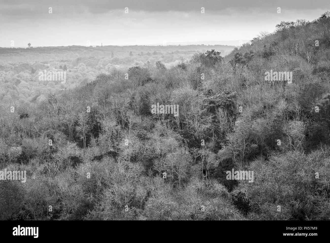 Beyond the hill Black and White Stock Photos & Images - Alamy