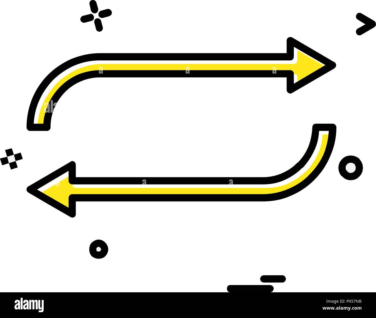 Reset icon design vector Stock Vector Image & Art - Alamy