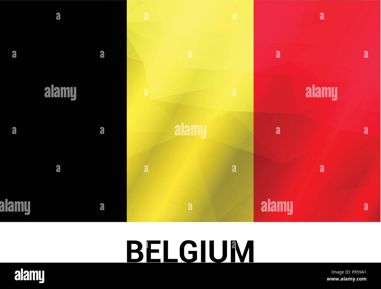 Belgium flag design vector Stock Vector Image & Art - Alamy