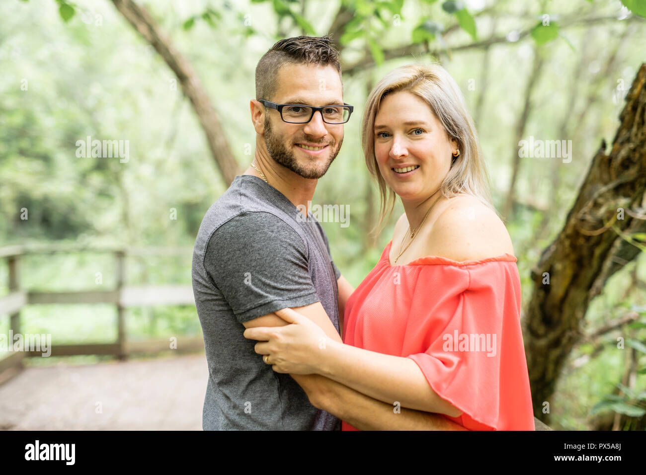 Love couple excursion walk hi-res stock photography and images - Alamy
