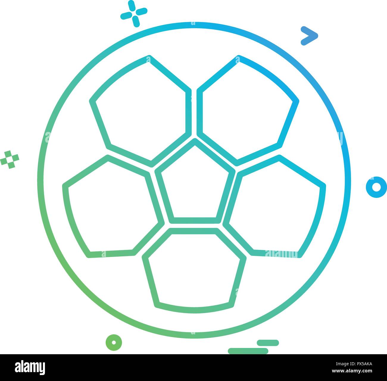 Football icon design vector Stock Vector Image & Art - Alamy