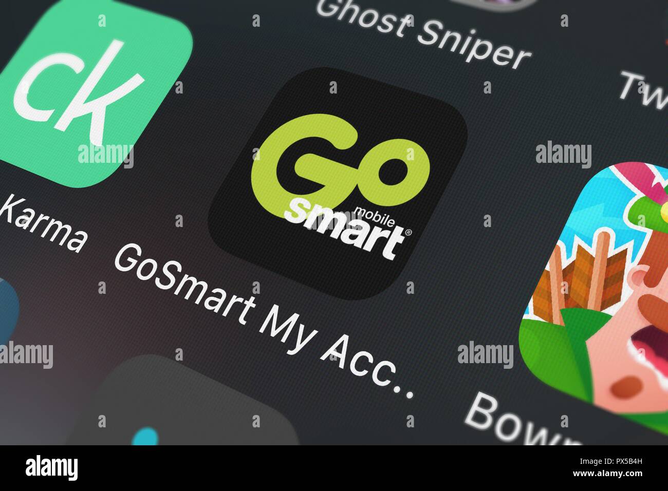 Gosmart my account app hi-res stock photography and images - Alamy