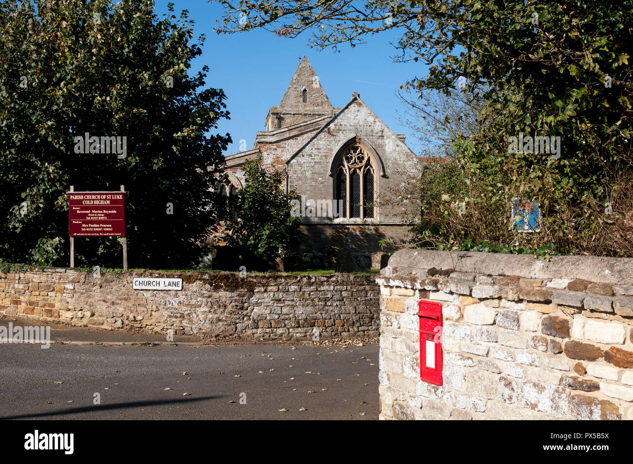 St. Luke`s Church, Cold Higham, Northamptonshire, England, UK Stock ...