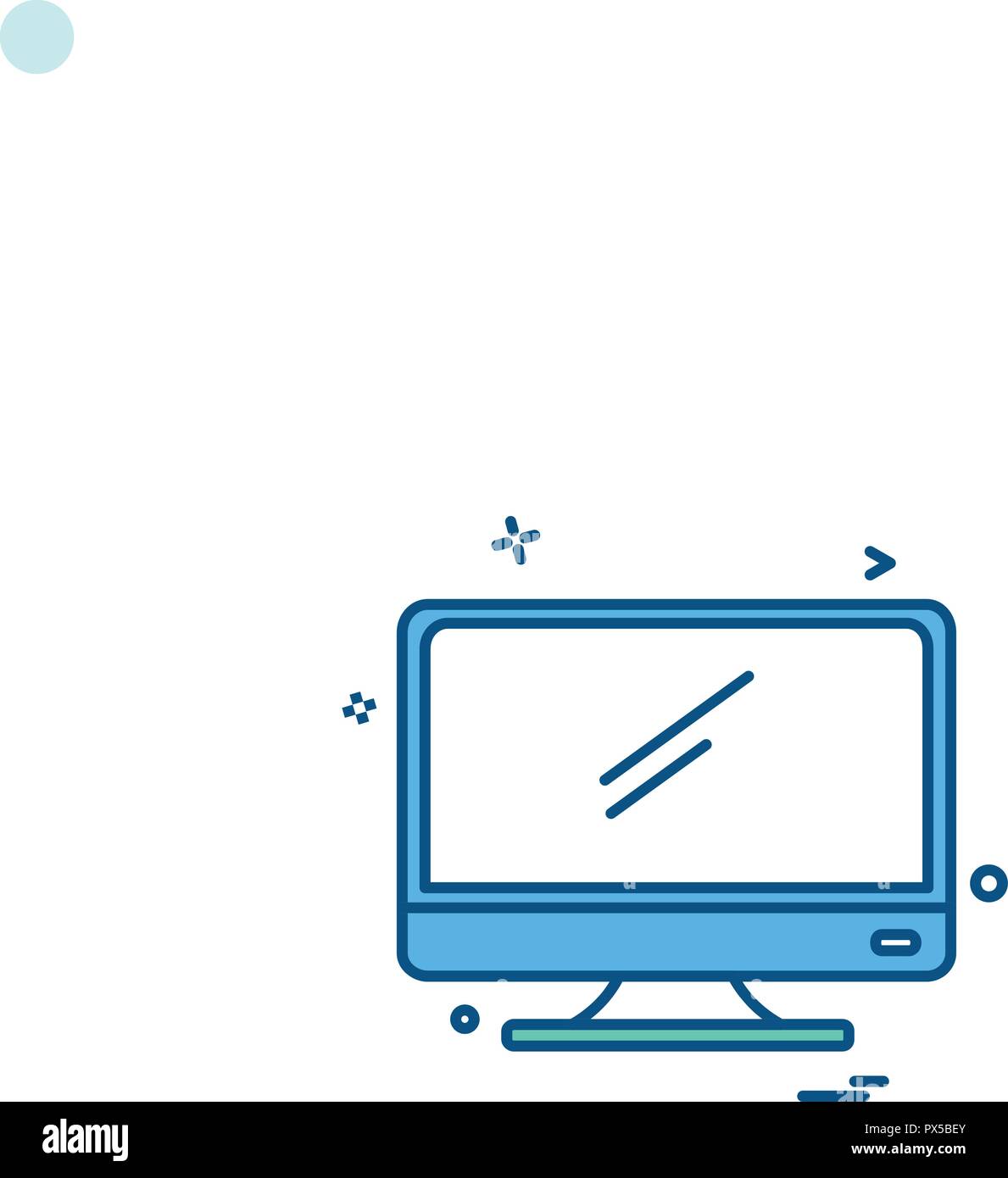 lcd screen icon vector Stock Vector Image & Art - Alamy