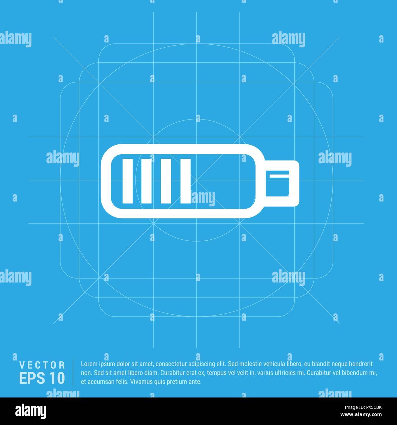 Charging battery icon . Battery icon Stock Vector Image & Art - Alamy