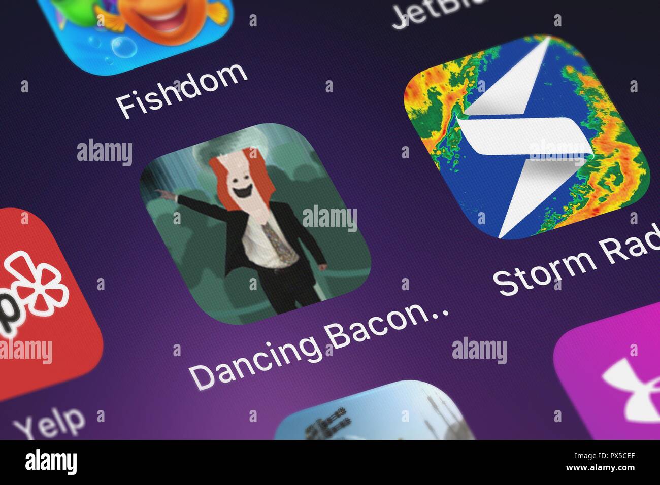 Dancing bacon man hi-res stock photography and images - Alamy