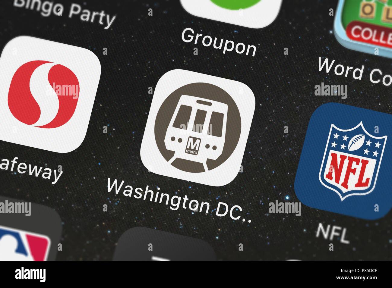 Washington dc metro map hi-res stock photography and images - Alamy