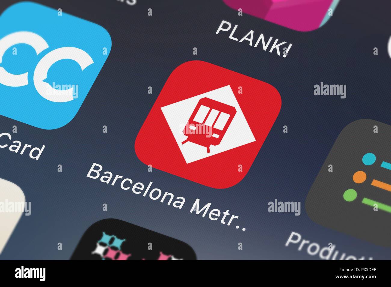 Tmb metro map hi-res stock photography and images - Alamy