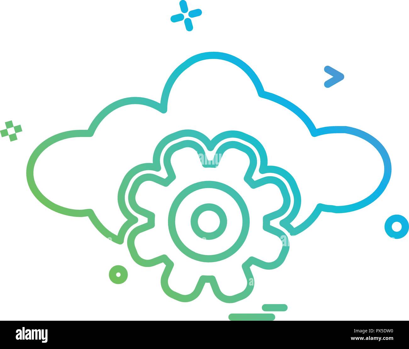 Cloud icon design vector Stock Vector Image & Art - Alamy