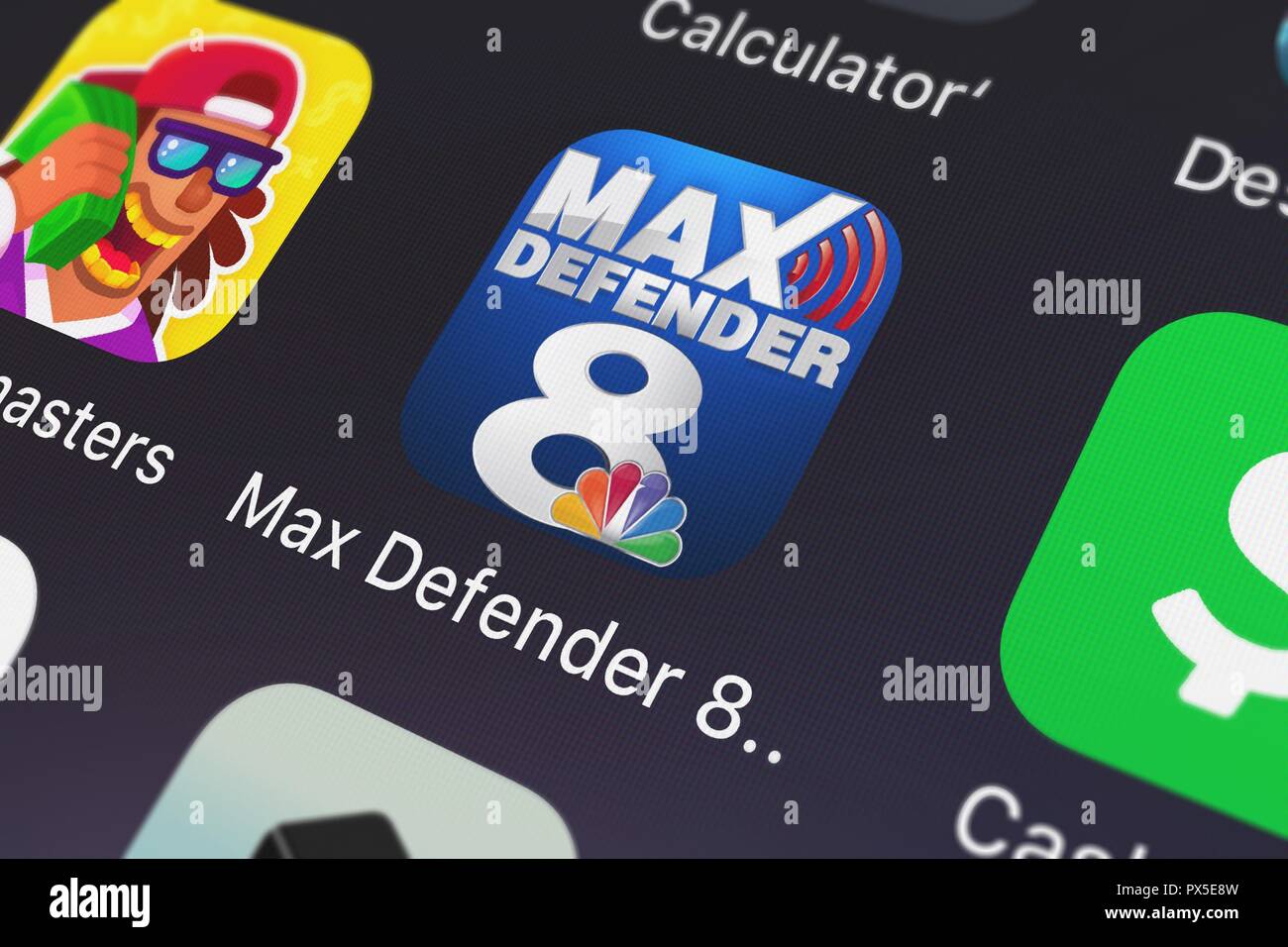 Max defender 8 weather app hi-res stock photography and images - Alamy