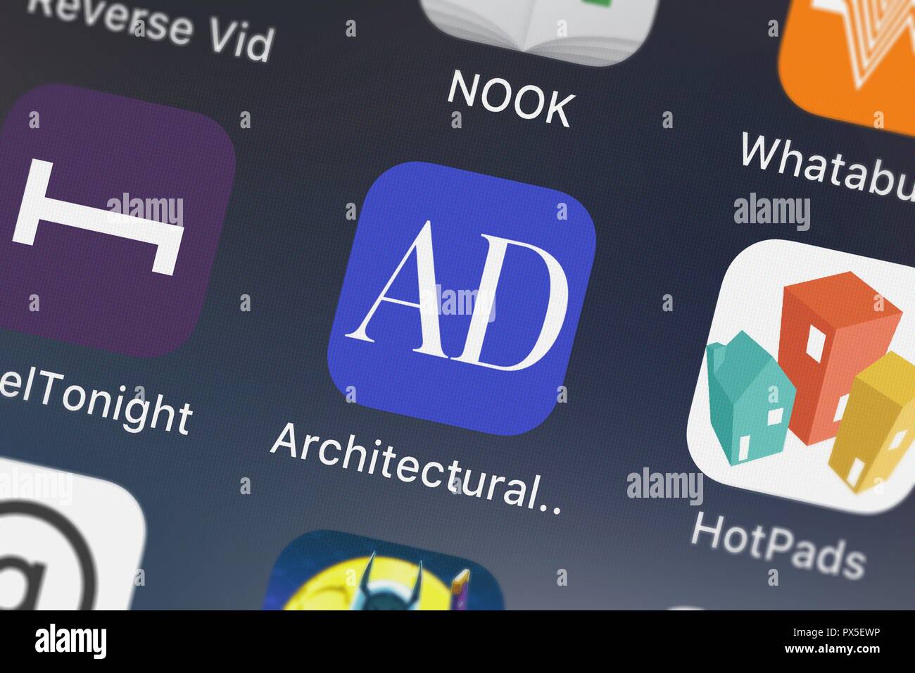 London, United Kingdom - October 19, 2018: Screenshot of Condé Nast ...