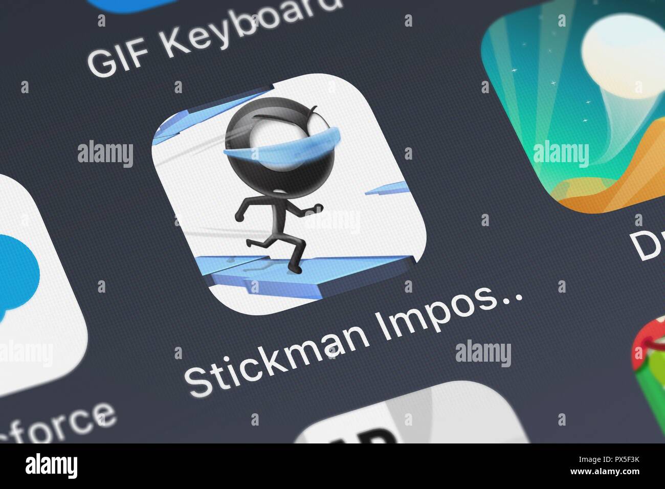 Stickman impossible run hi-res stock photography and images - Alamy