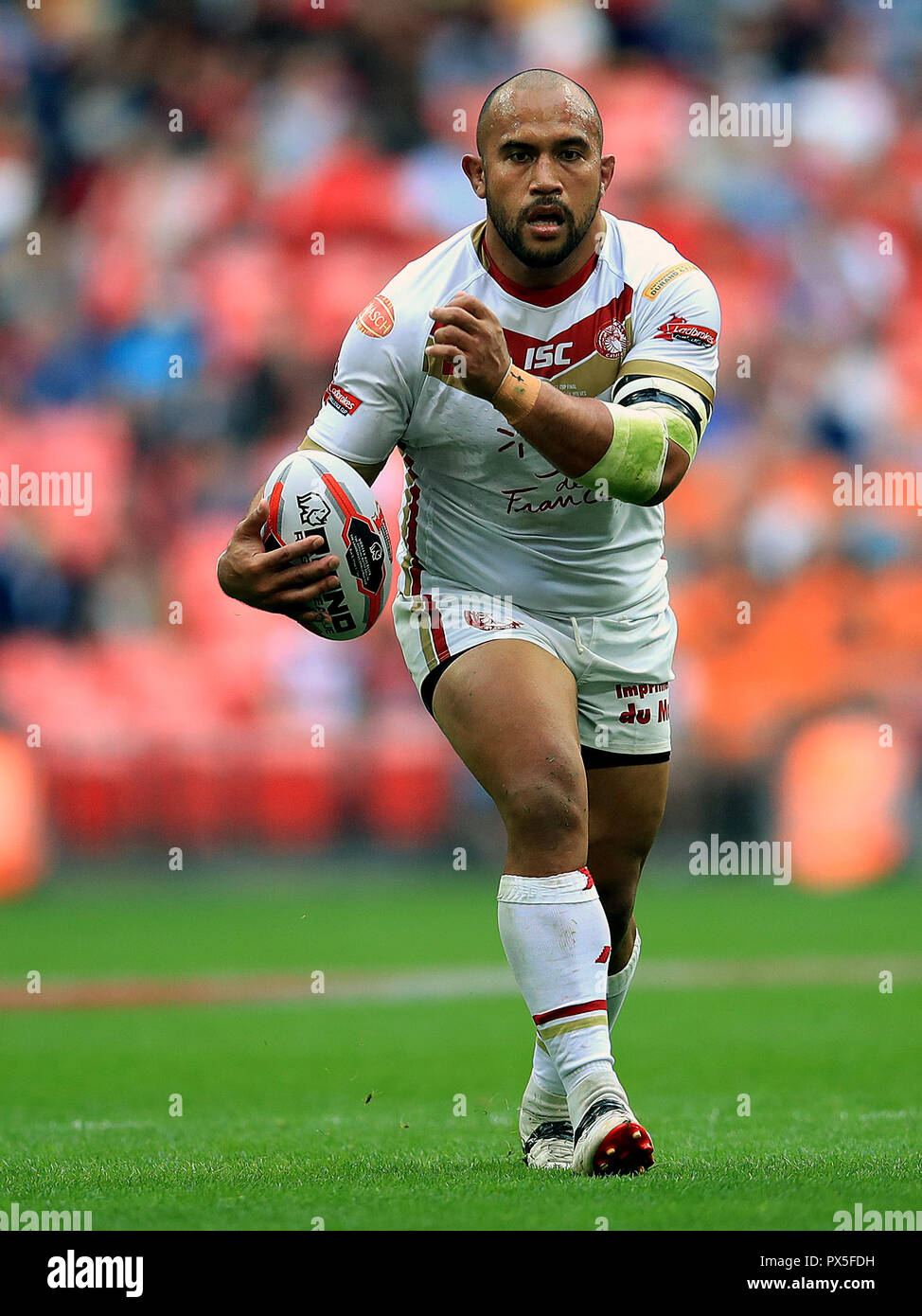 Sam Moa, Catalans Dragons Stock Photo - Alamy