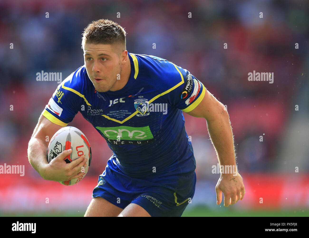 Tom Lineham, Warrington Wolves Stock Photo - Alamy