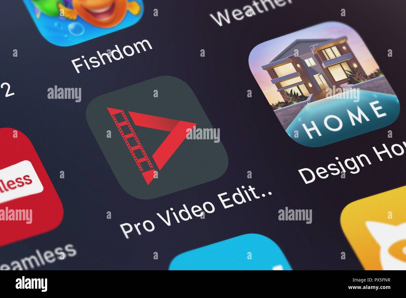 London, United Kingdom - October 19, 2018: Screenshot of Axiem Systems ...