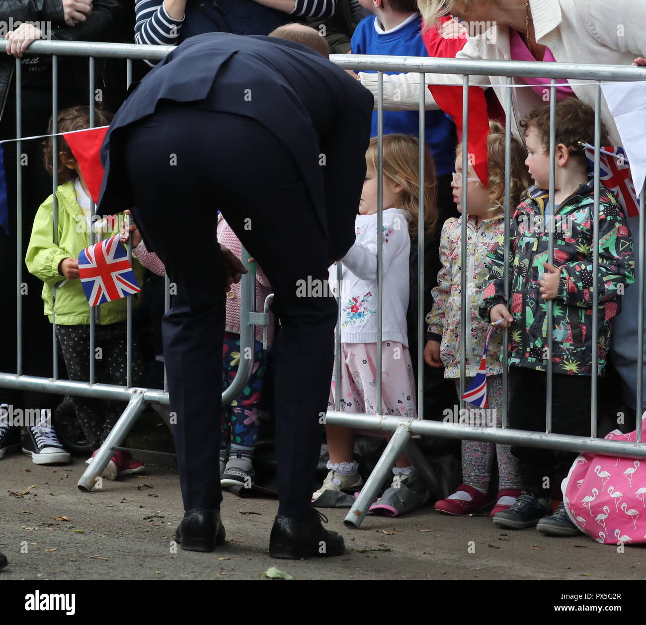 Prince William, Duke of Cambridge visits Mary Stevens Park in ...