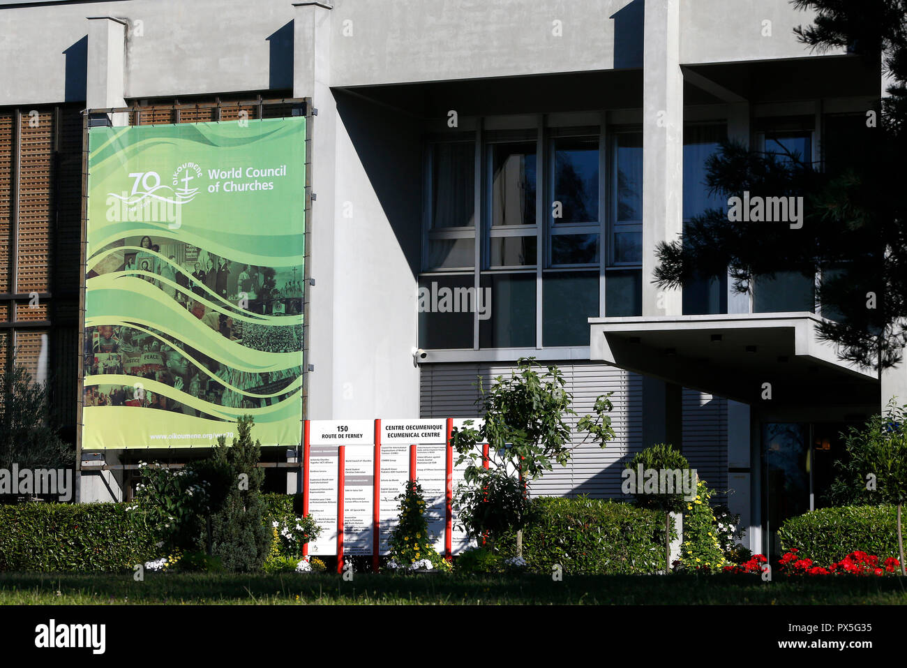 World Council of Churches ( WCC ). Ecumenical center. Geneva ...