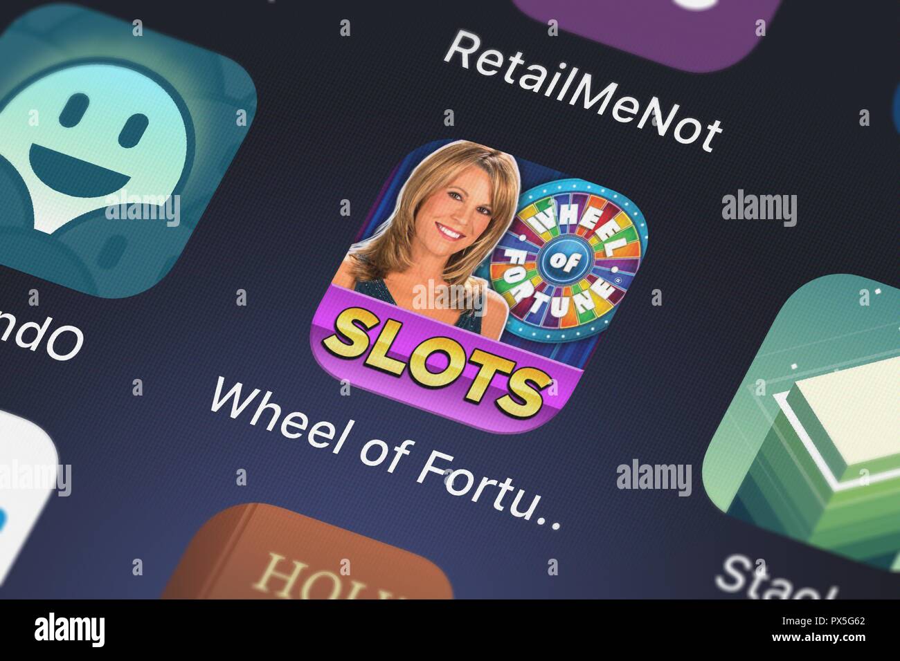 London, United Kingdom - October 19, 2018: Screenshot of Game Show ...