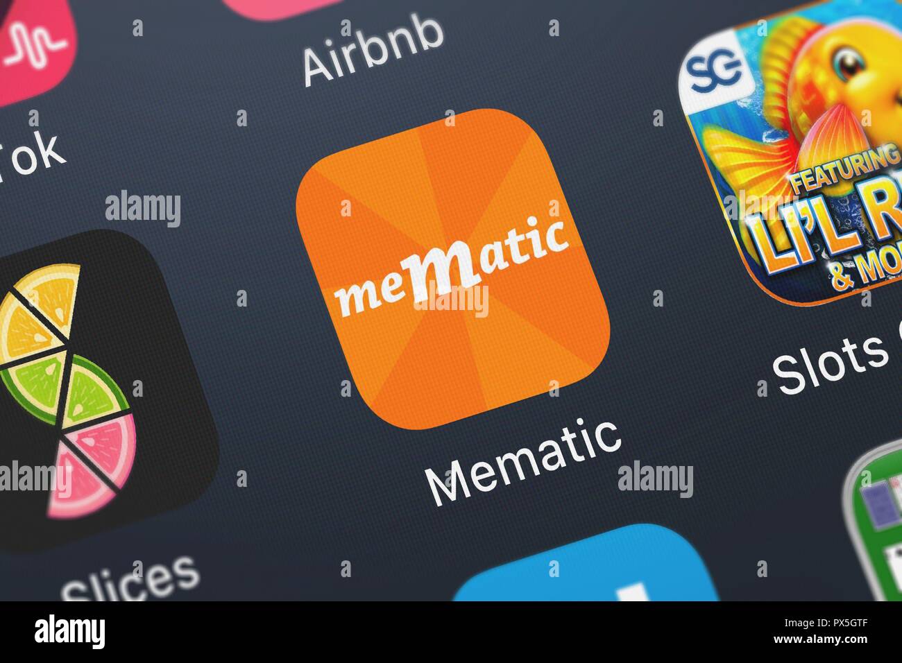 London, United Kingdom - October 19, 2018: Screenshot of Trilliarden's ...