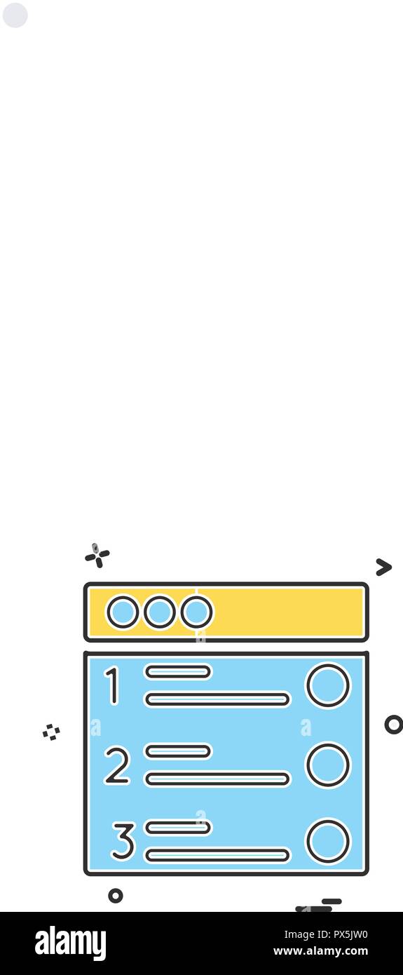 Web layouts icon design vector Stock Vector Image & Art - Alamy