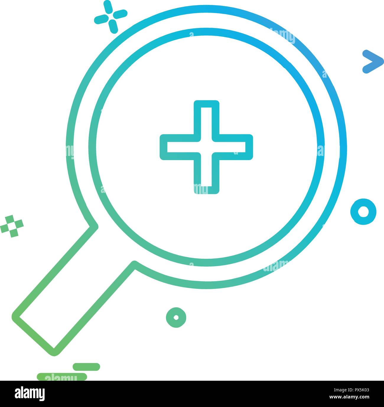 Zoom icon design vector Stock Vector Image & Art - Alamy