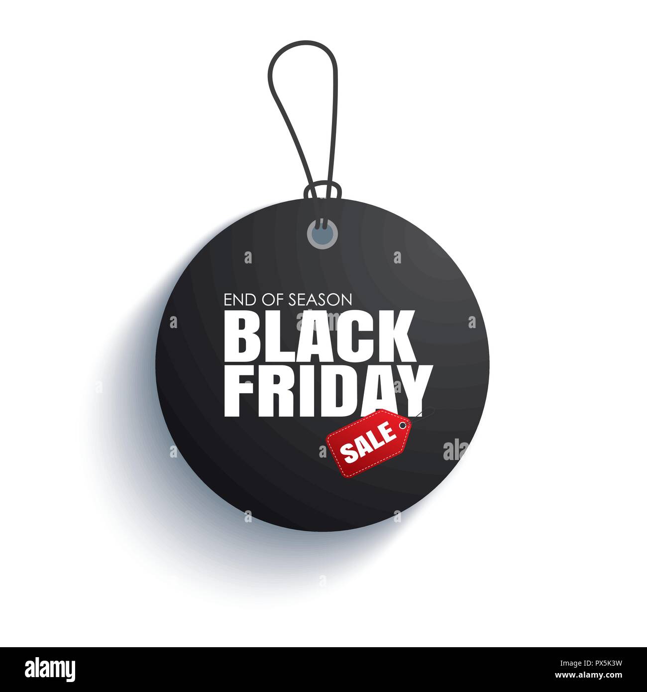 Black friday price round Stock Vector Images - Alamy