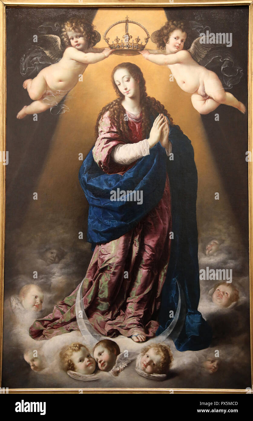 Crown of the virgin of the immaculate conception hi-res stock ...