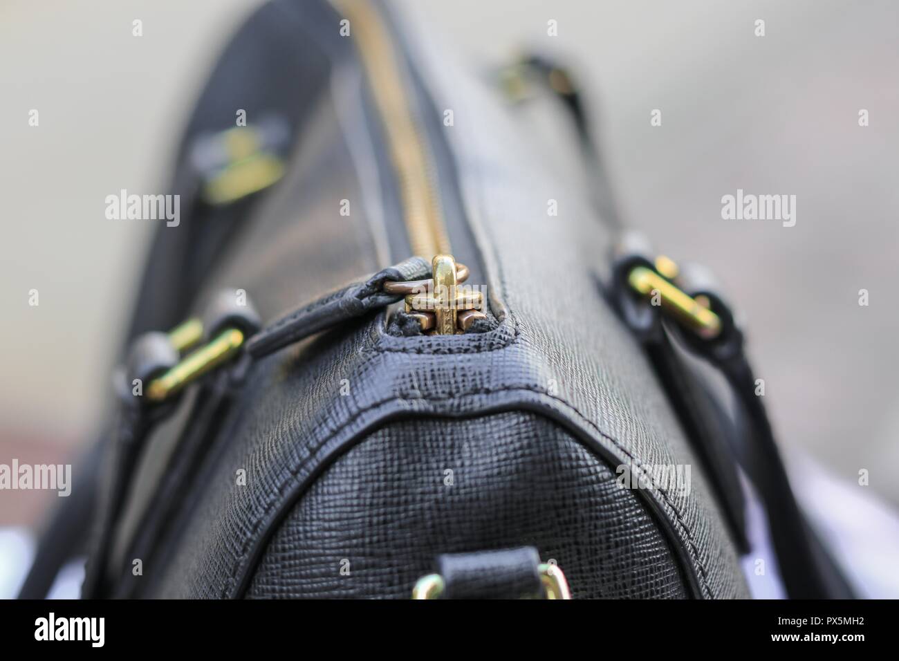 Unzipped leather jacket hi-res stock photography and images - Alamy
