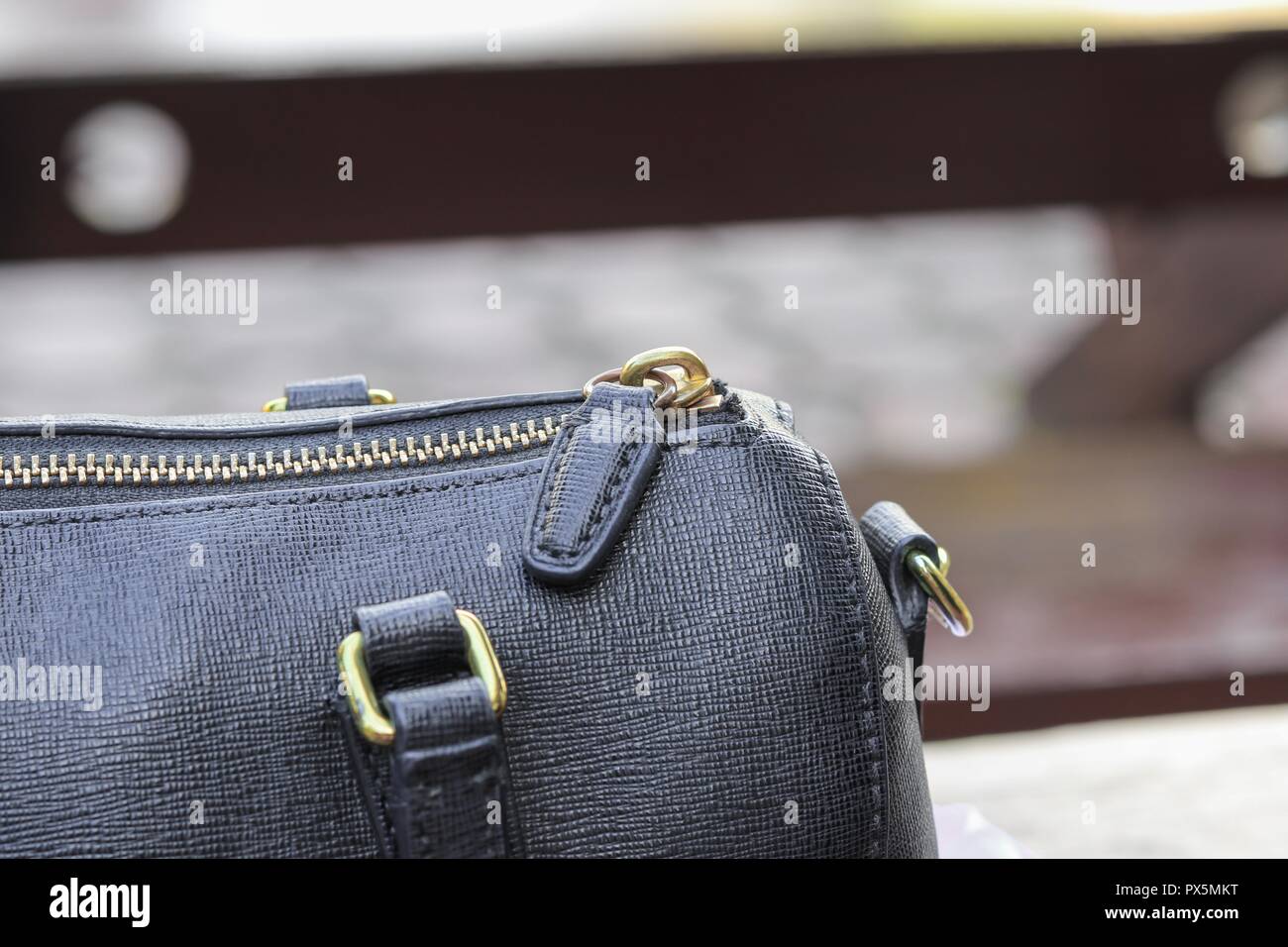 Unzipped leather jacket hi-res stock photography and images - Alamy