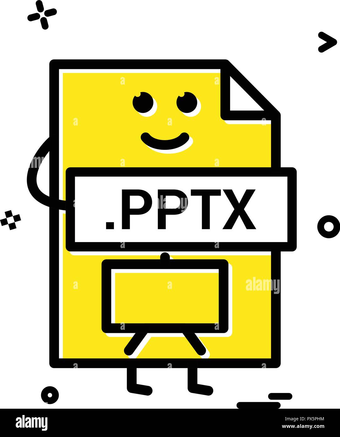 Computer pptx file format type icon vector design Stock Vector Image ... Computer pptx file format type icon vector design Stock Vector Image ...