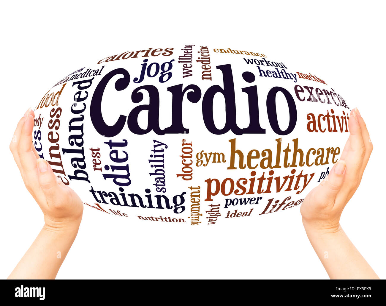 Cardio workout heart health gym Cut Out Stock Images & Pictures - Alamy