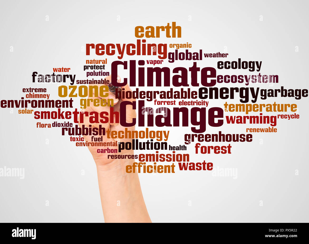 Climate change word cloud concept hi-res stock photography and images ...