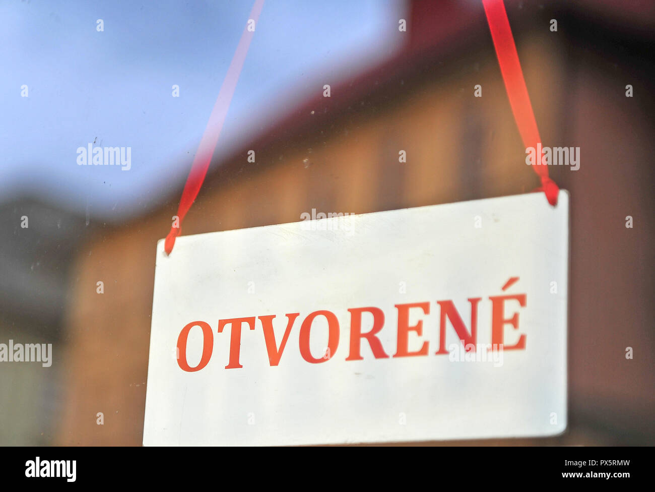 Hanging Open Sign High Resolution Stock Photography and Images - Alamy