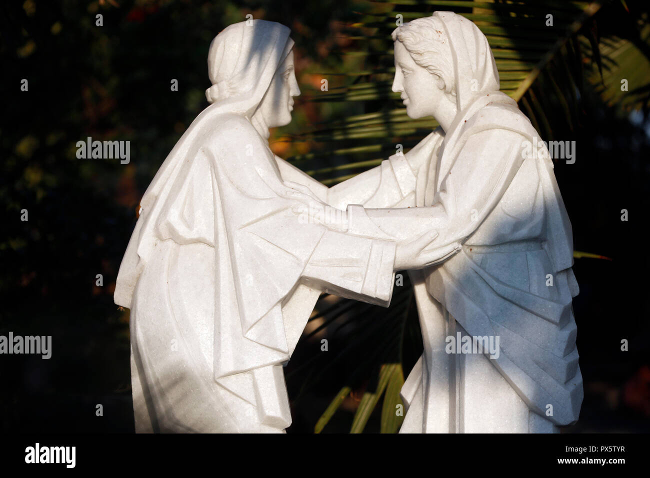 Phuc Son catholic monastery. The Visitation. Statue. Ba Ria. Vietnam ...