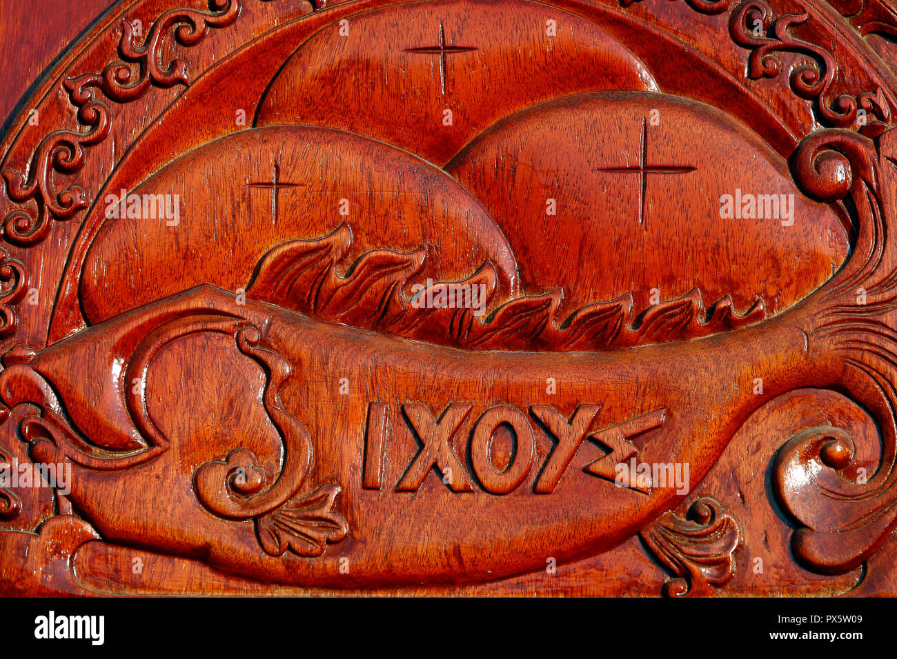 Christian fish symbol hi-res stock photography and images - Alamy