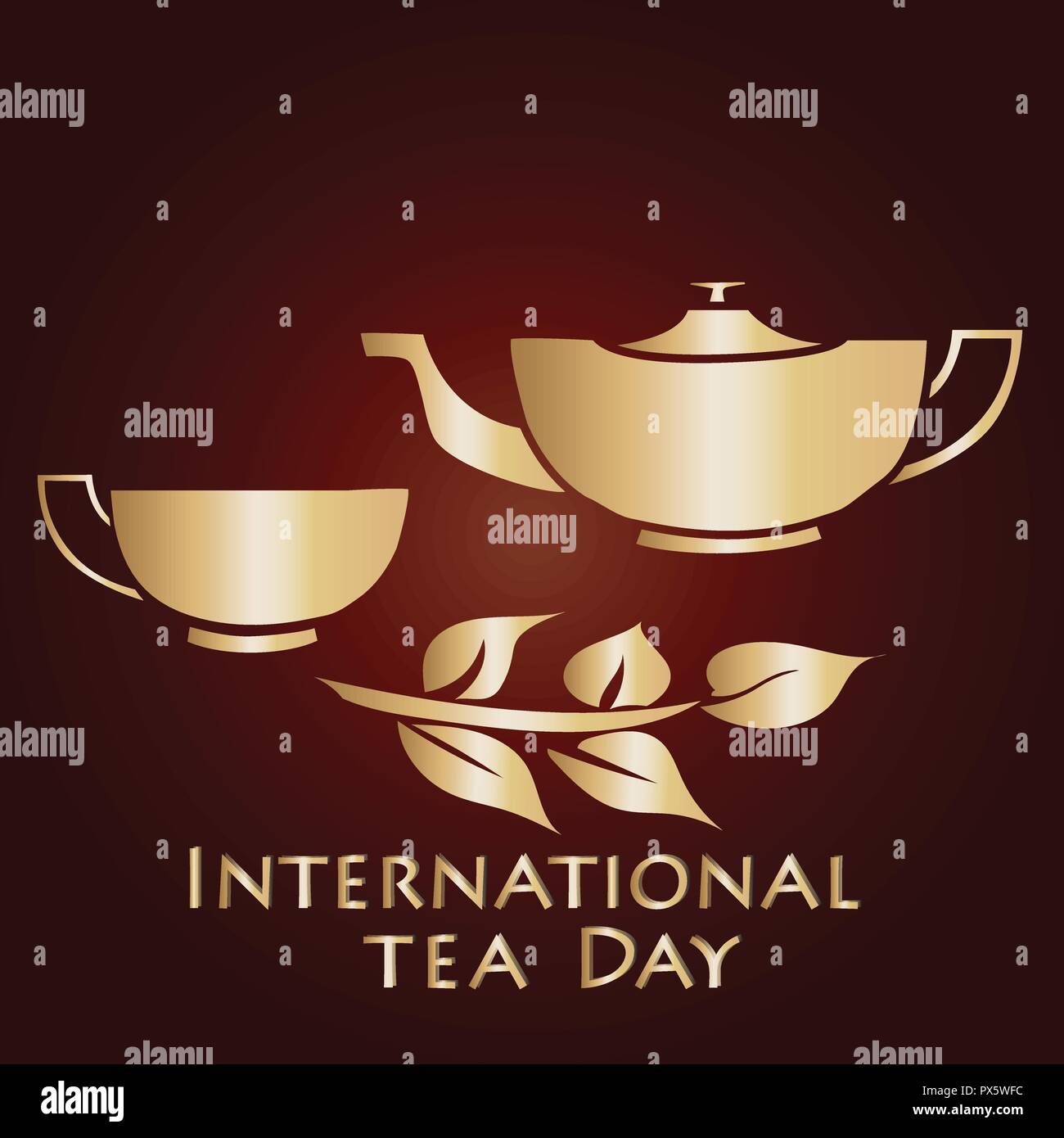 International tea party Stock Vector Images - Alamy
