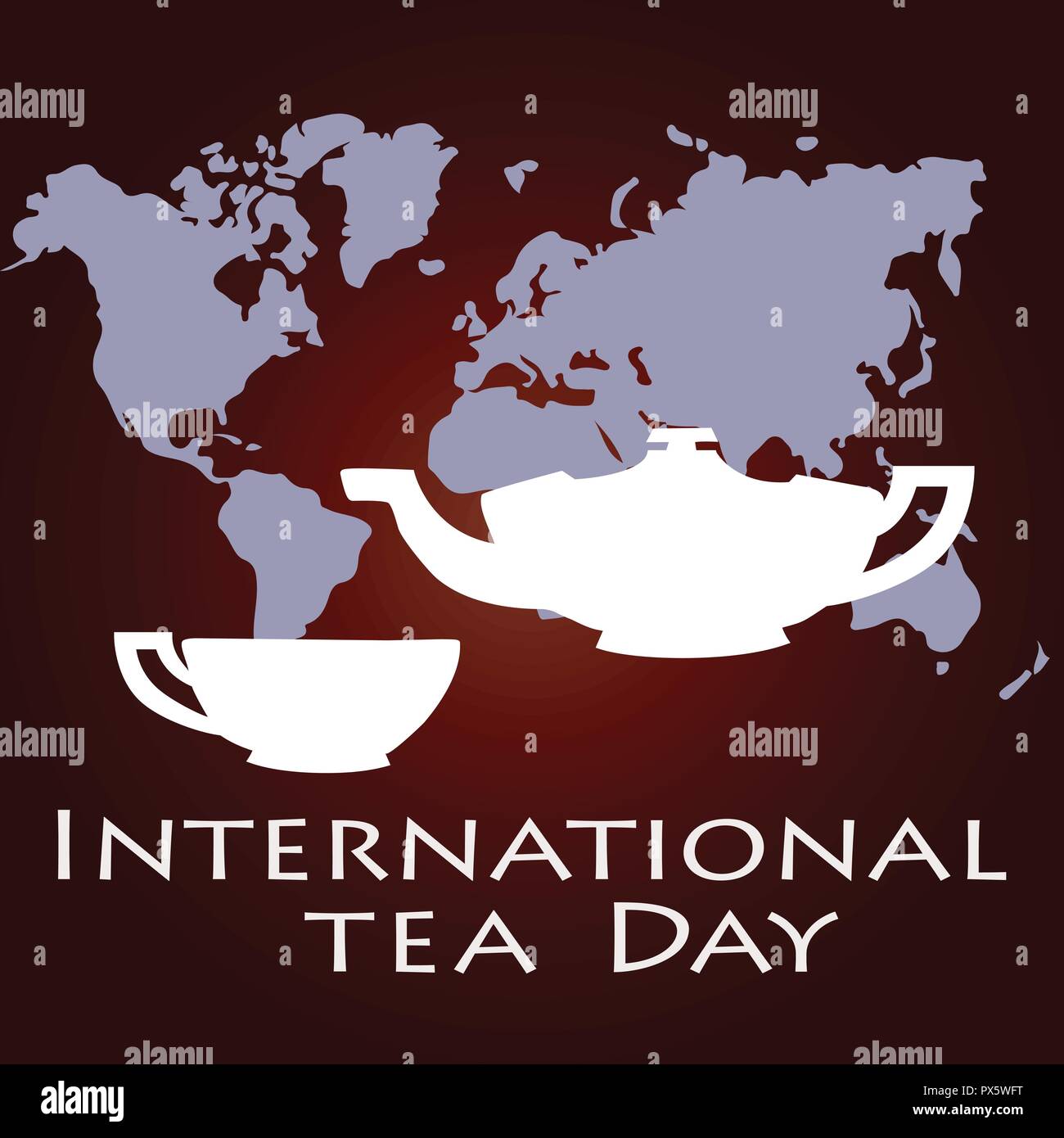 International Tea Day Stock Vector Image & Art - Alamy