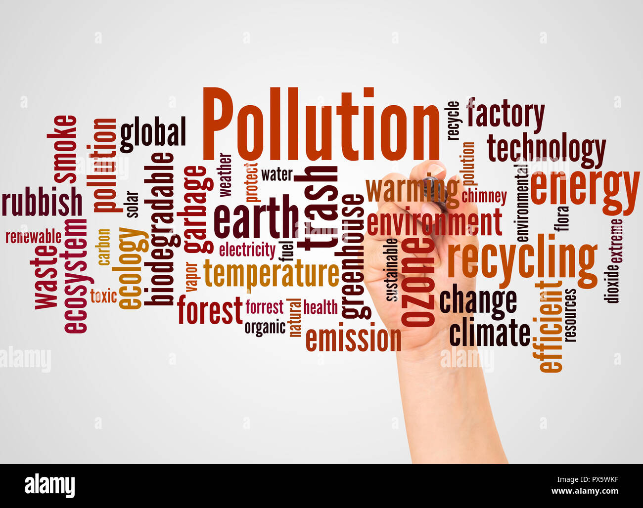 Pollution word hi-res stock photography and images - Alamy