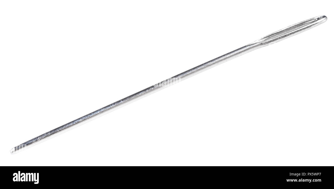 hand Ball Point needle with blunt tip isolated on white background ...