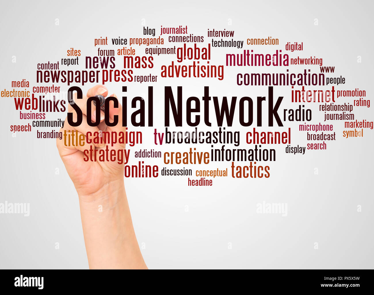 Social network word hi-res stock photography and images - Alamy