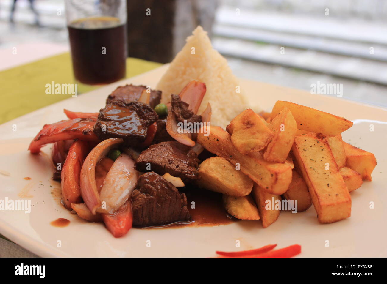 food in white plates Stock Photo - Alamy