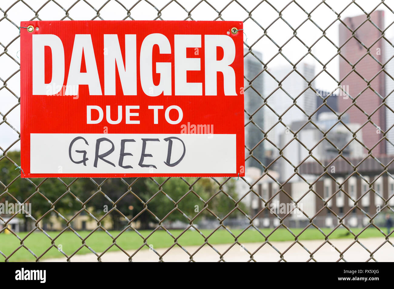 Stop greed hi-res stock photography and images - Alamy