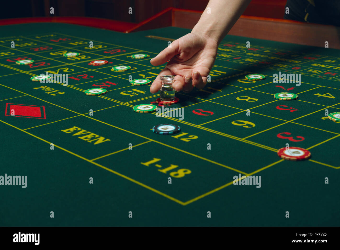 Croupier At Table High Resolution Stock Photography and Images - Alamy