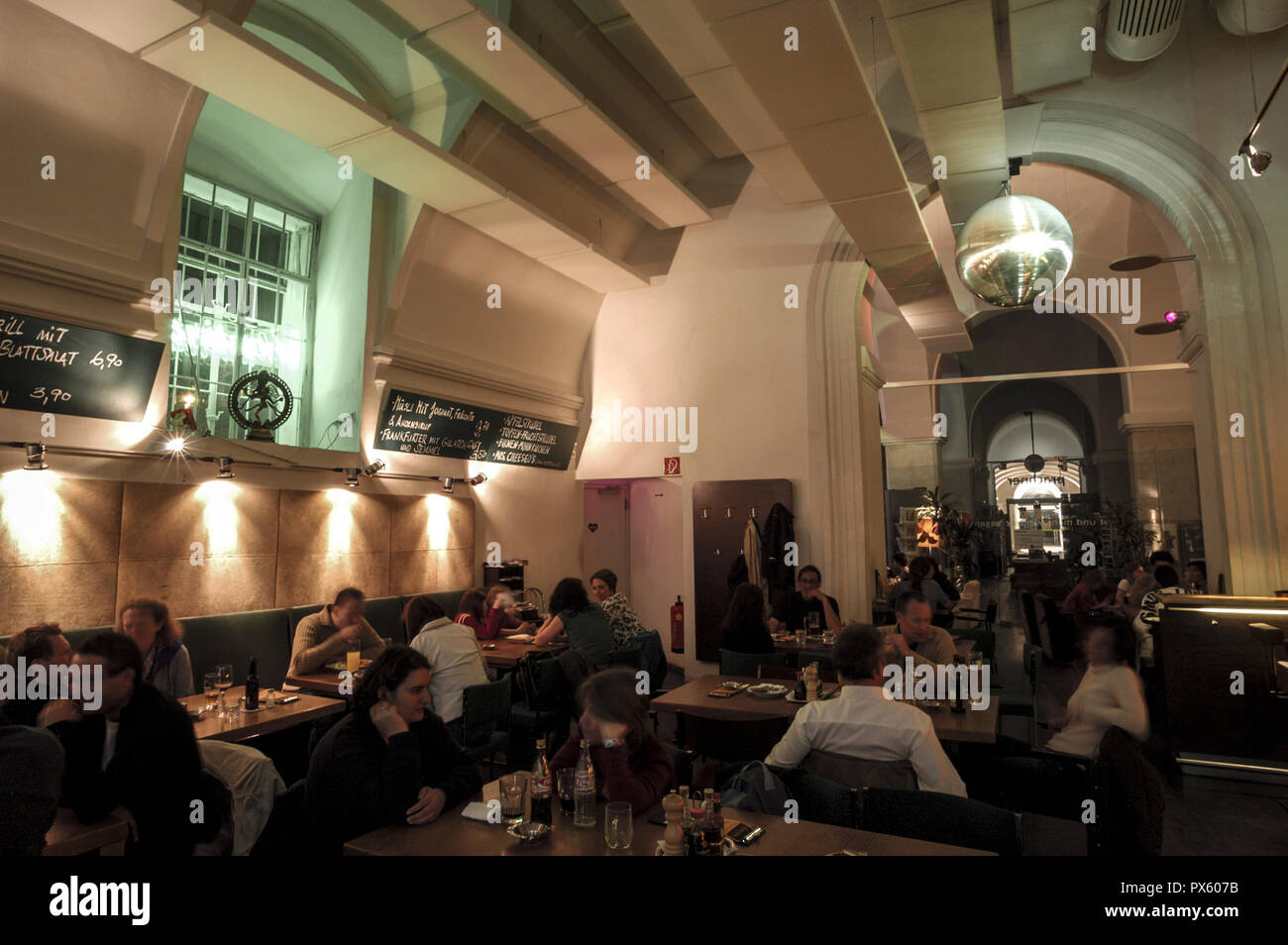 MQ, museums quarter Vienna, cafe Kantine, Austria, Vienna, 7. District ...