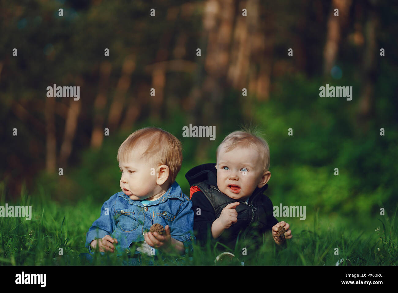 Grass child hi-res stock photography and images - Alamy