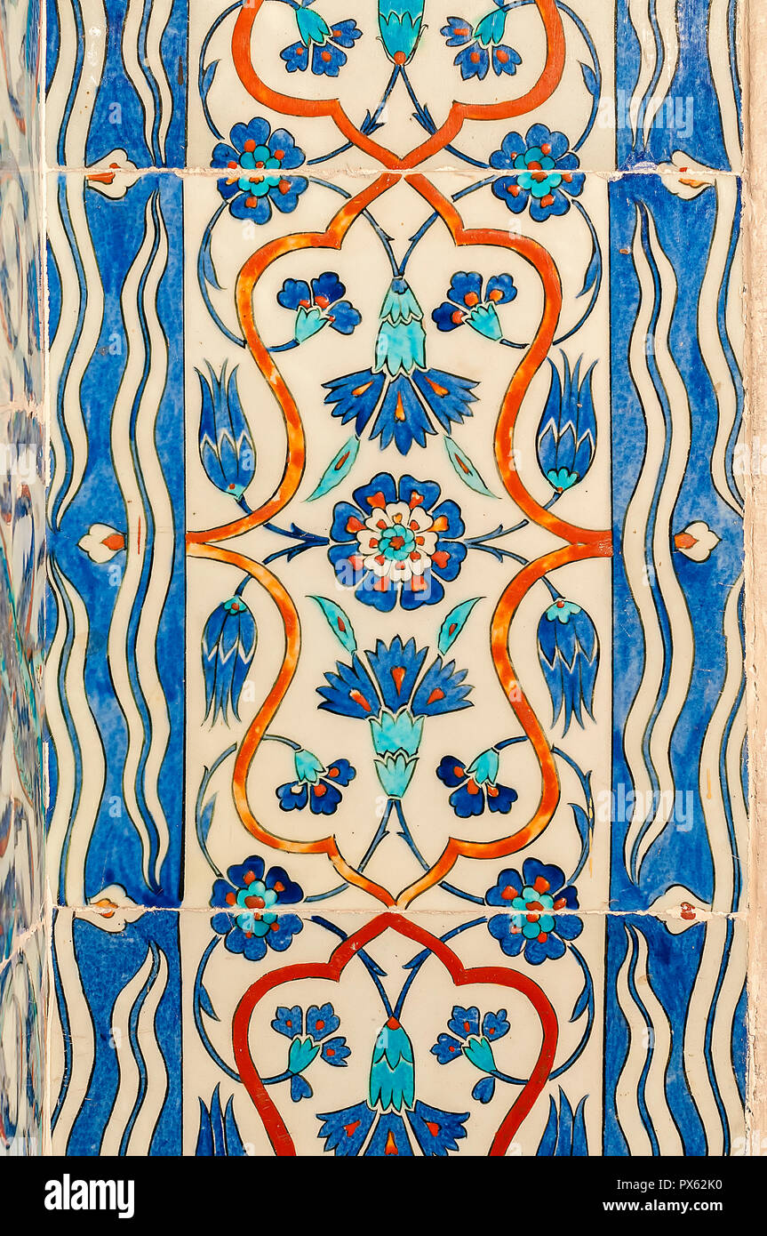 12.30.2009 ISTANBUL TURKEY Rustem Pasha Mosque has the most beautiful ...