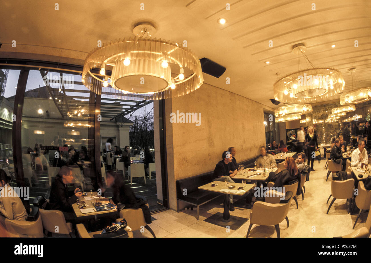 MQ, museums quarter Vienna, cafe Leopold, Austria, Vienna, 7. District ...