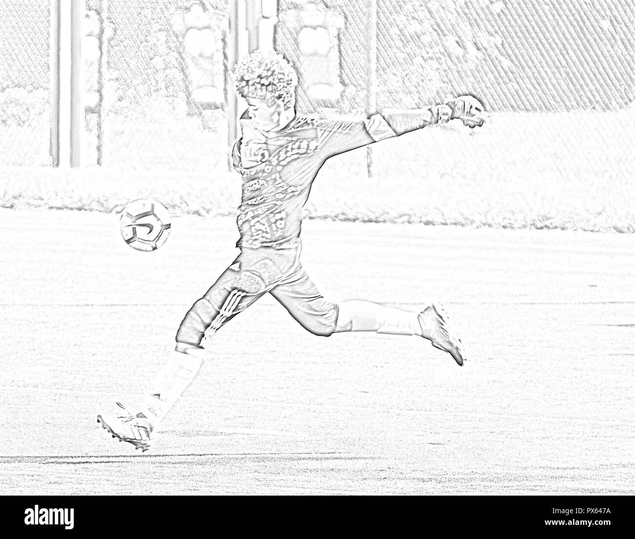 Soccer Goalie Drawings