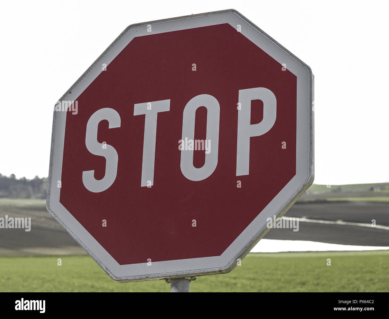 Traffic sign, stop Stock Photo - Alamy